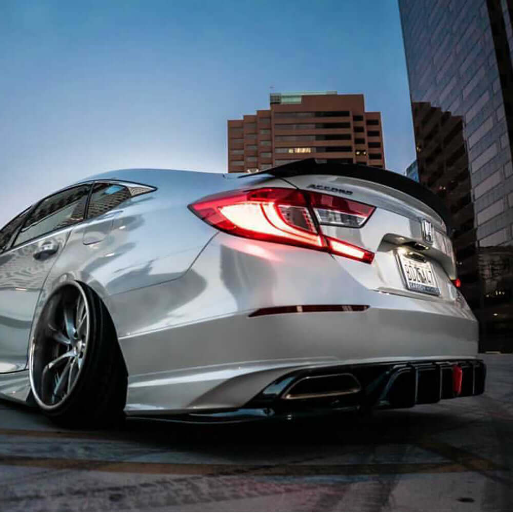 2018-22 Honda Accord Rear Diffuser - V2/3rd Brake light By YOFER ...