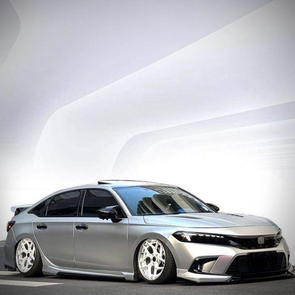 HRS 2022-24 Honda Civic 11th Gen Sedan/Hatchback Front Lip - V4 – HIREV ...