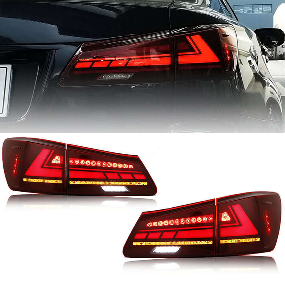 2007-2013 Lexus IS Series LED Tail Lights | HiRev Sports – HIREV SPORTS