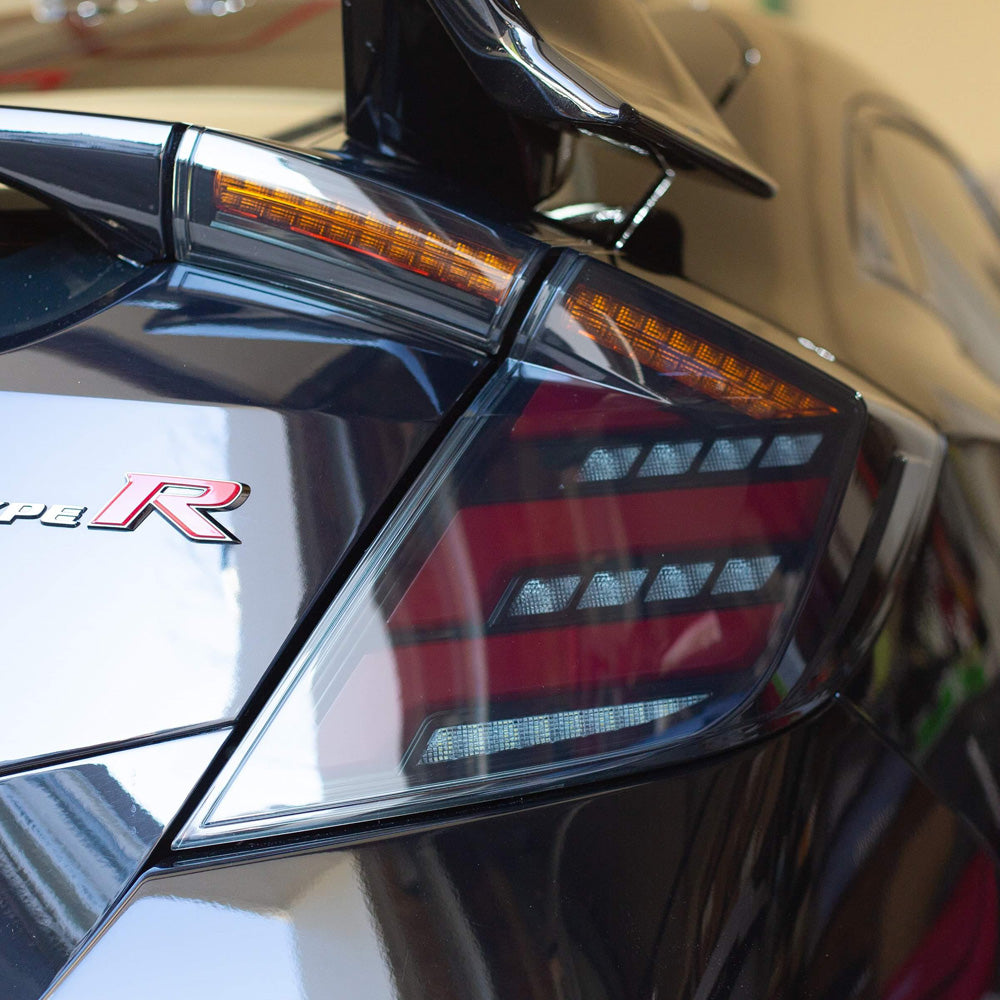 HRS 2017-21 Honda Civic 10th Gen Hatchback FK7 FK8 LED Tail Lights V2 ...