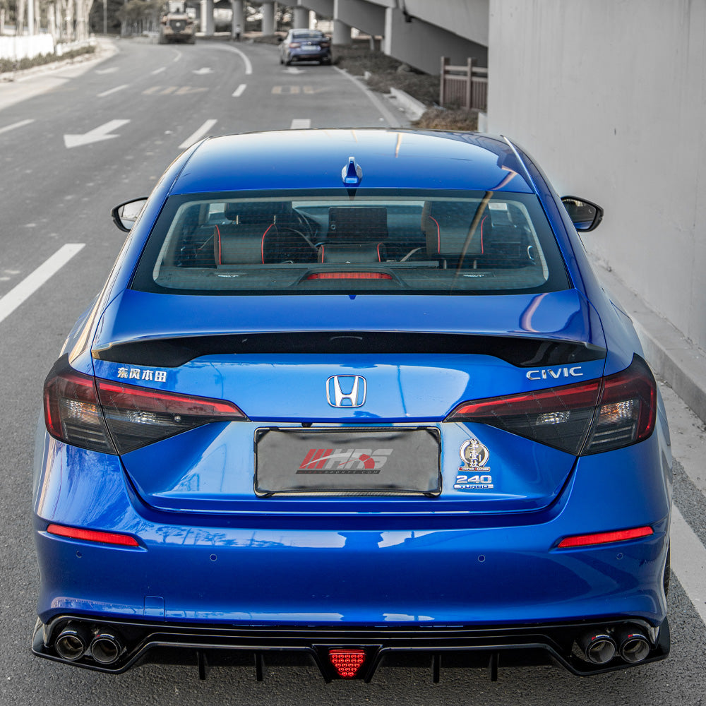 HRS 2022-25 Honda Civic 11th Gen Sedan Rear Diffuser - V3 – HIREV SPORTS
