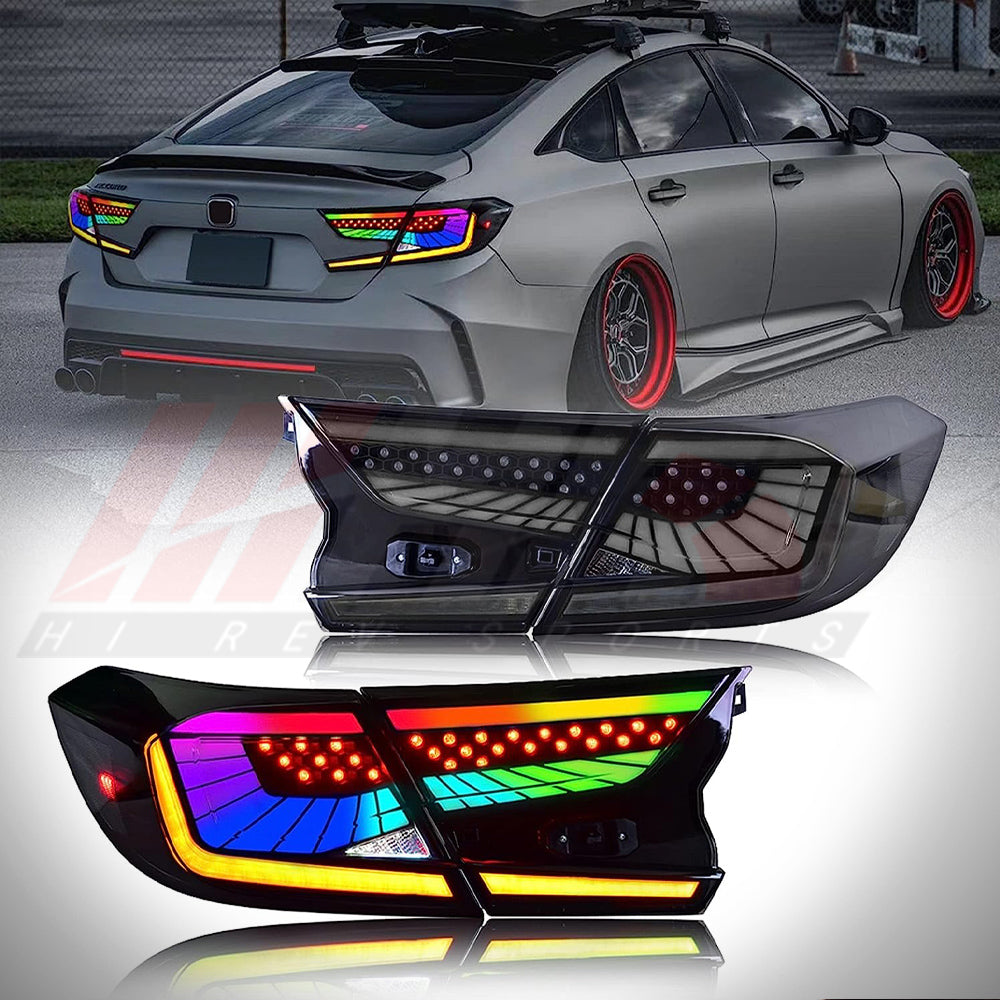 2018-2022 Honda Accord LED Tail Lights V3 – Full RGB | HiRev Sports ...