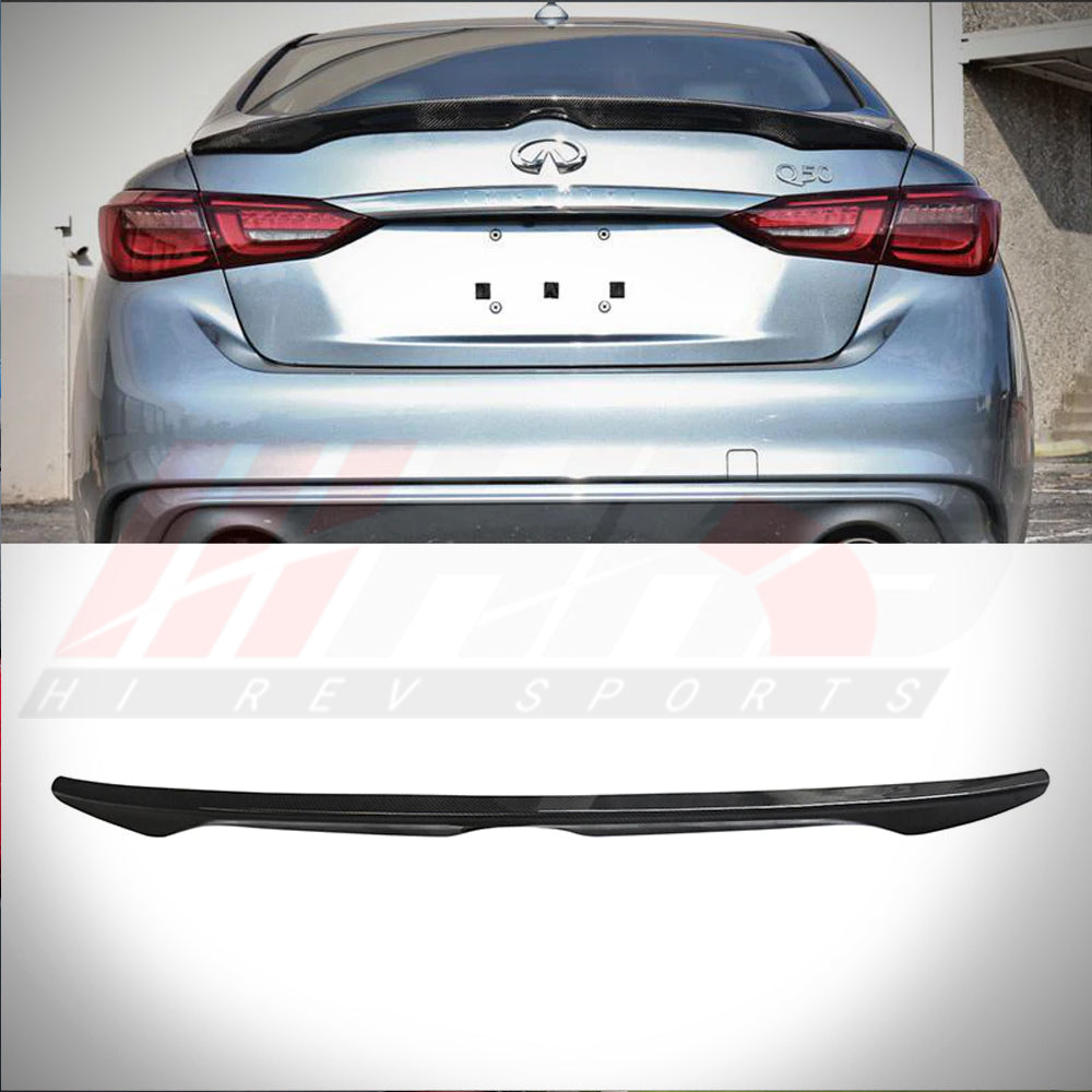 HRS 2014-23 Infiniti Q50 OE Style Trunk Spoiler – HIREV SPORTS