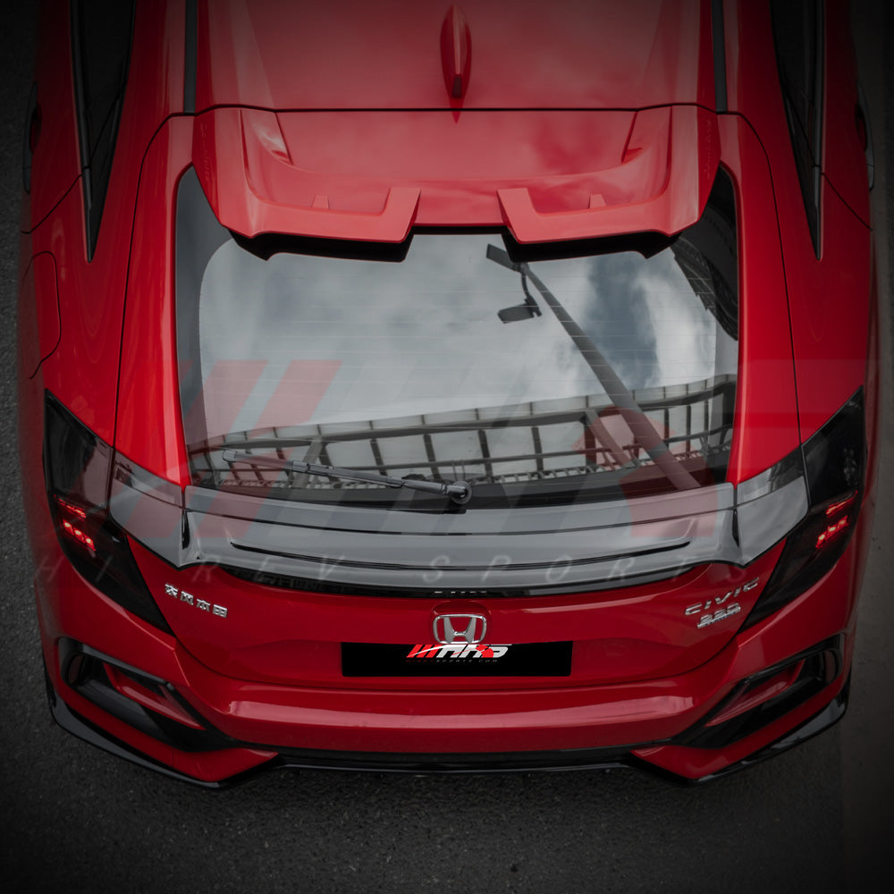 HRS 2017-20 Honda Civic 10th Gen Hatchback FK7-FK8 Hatch Spoiler - V3 ...